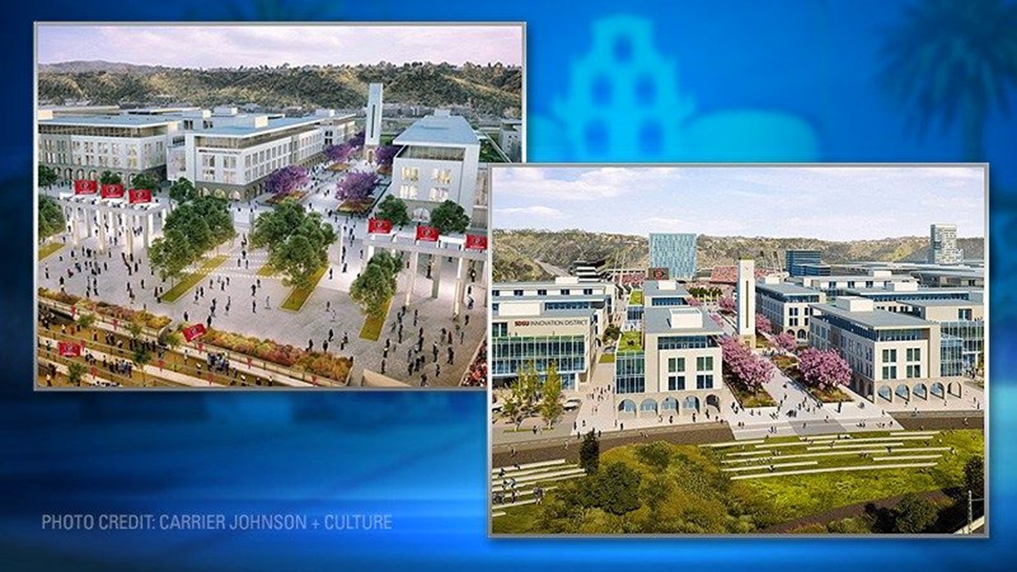San Diego State University gives new look at SDSU Mission Valley plan ...