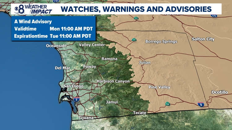 San Diego County daily weather forecast | cbs8.com