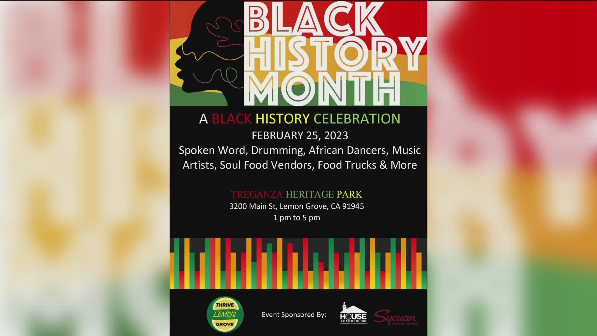 Lemon Grove celebrates Black History Month on Saturday February 25th ...