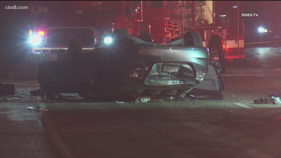 1 killed, 1 critically injured in suspected DUI crash on northbound I-5 in Carlsbad | cbs8.com