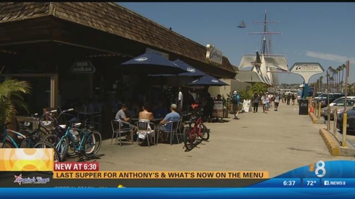 Last supper for Anthony's and what's now on the menu | cbs8.com