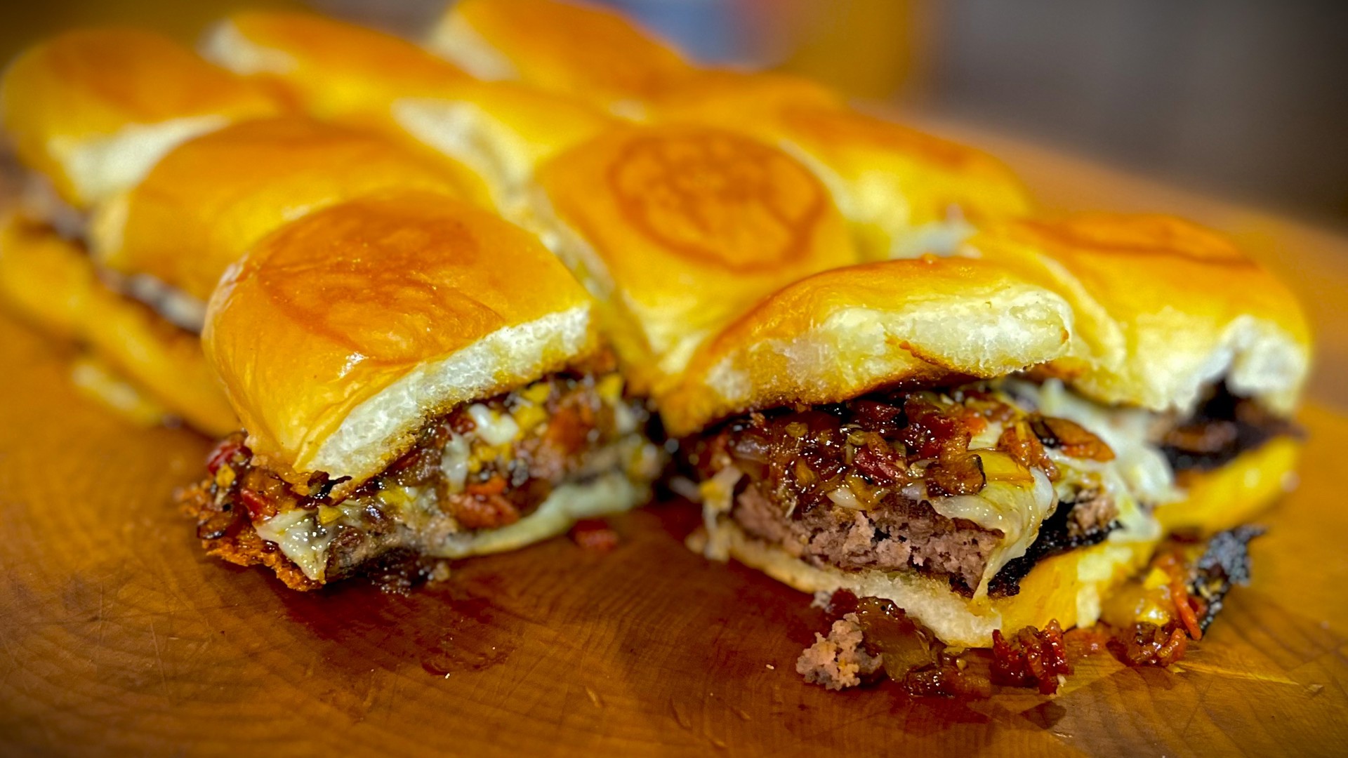 Cooking with Styles | California White Castle burgers with bacon onion ...