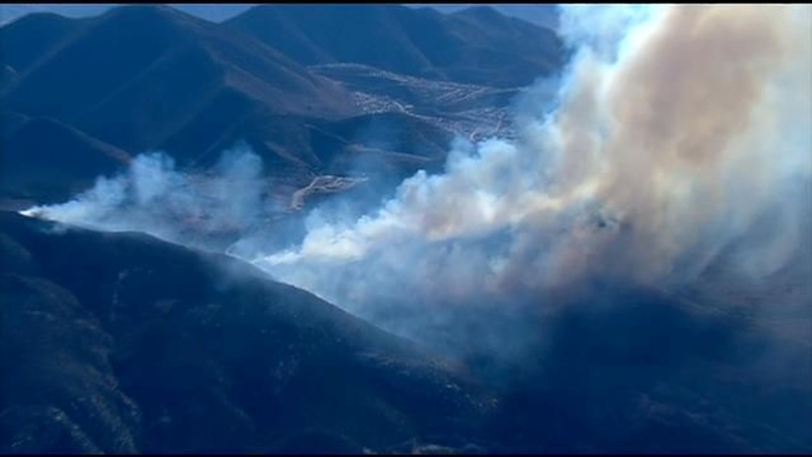 Smoke from fire burning in Mexico visible in San Diego | cbs8.com