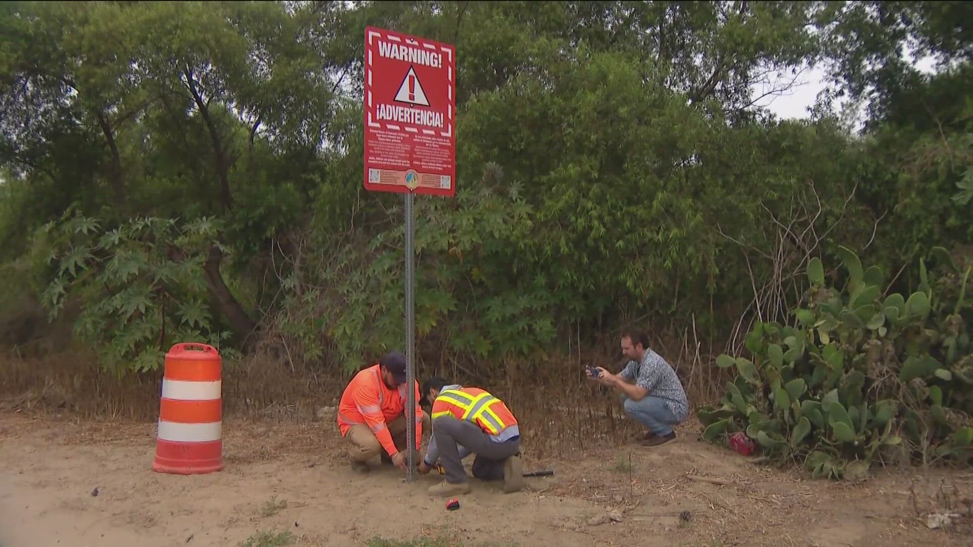 San Diego leaders unveil warning signs at Tijuana River 'hot spots ...