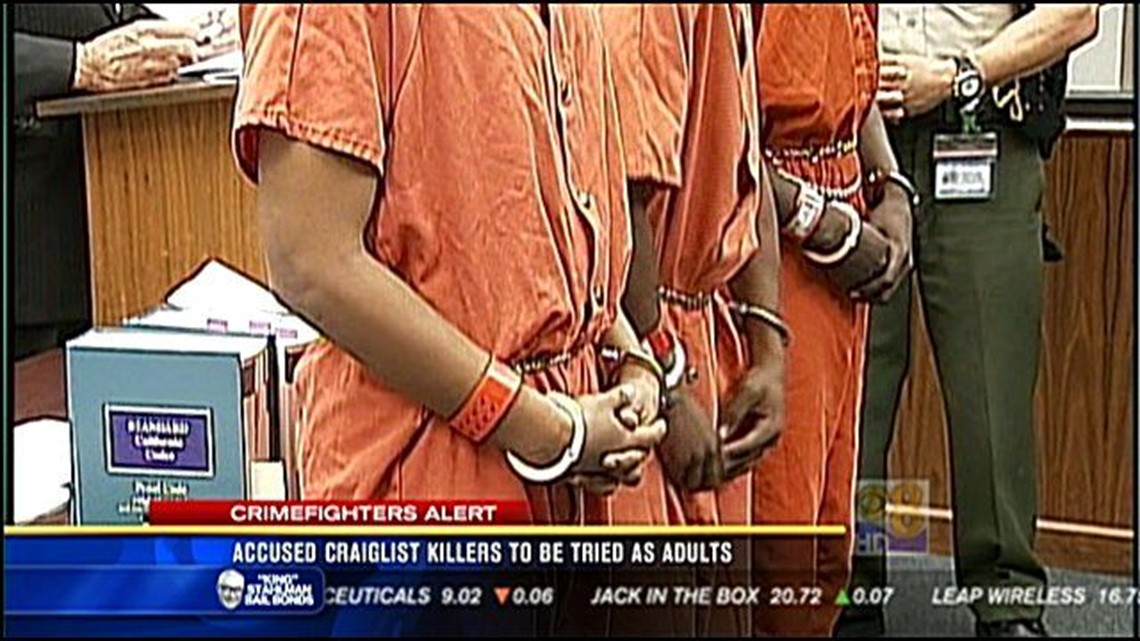Three teens accused in Craigslist murder plead not guilty | cbs8.com
