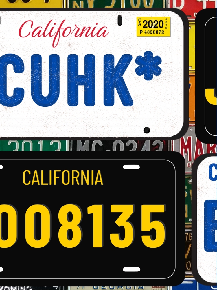 Rejected license plates in California | cbs8.com