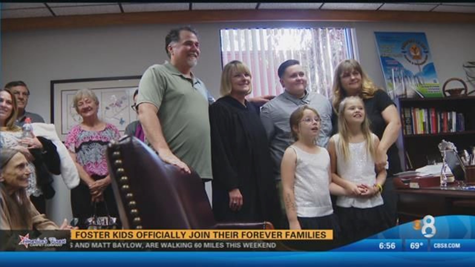 Foster kids officially join their forever families | cbs8.com