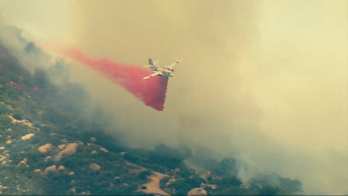 100-acre Skyline Fire near Jamul fully contained as of Sunday evening ...