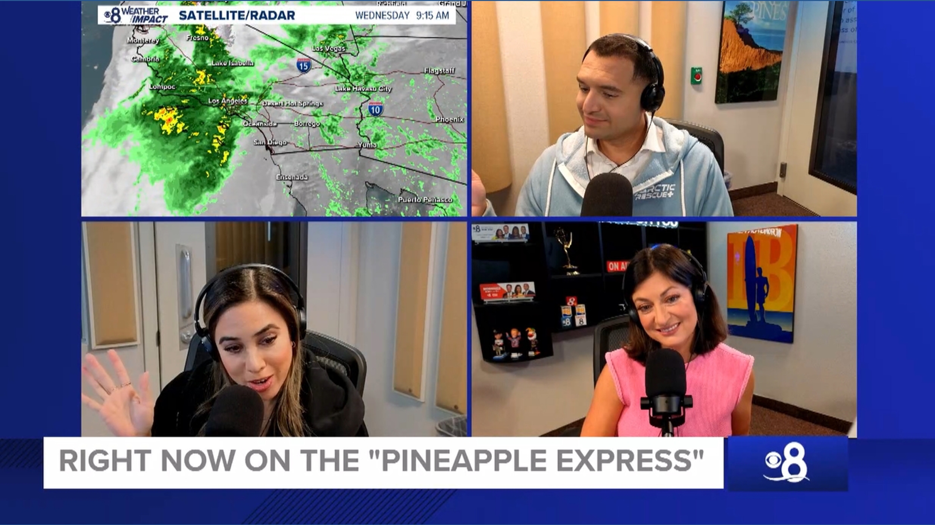Tracking the Pineapple Express storm over Southern California | cbs8.com