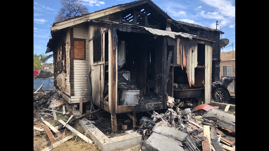 Arson suspected as cause of house fire in City Heights | cbs8.com