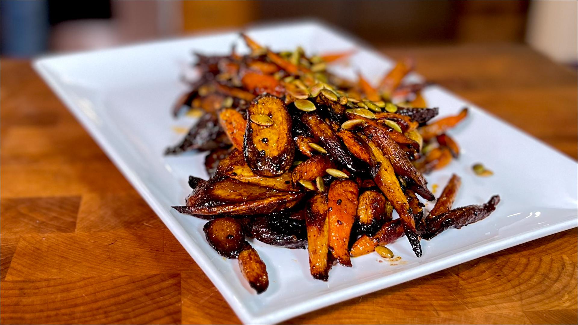 Cooking With Styles | Chili rubbed carrots with brown butter honey ...