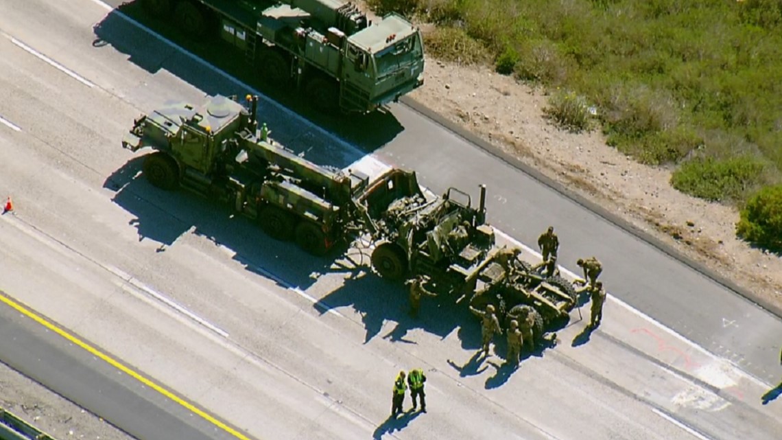 Serviceman killed, 5 other Navy personnel injured in convoy accident near Camp Pendleton | cbs8.com
