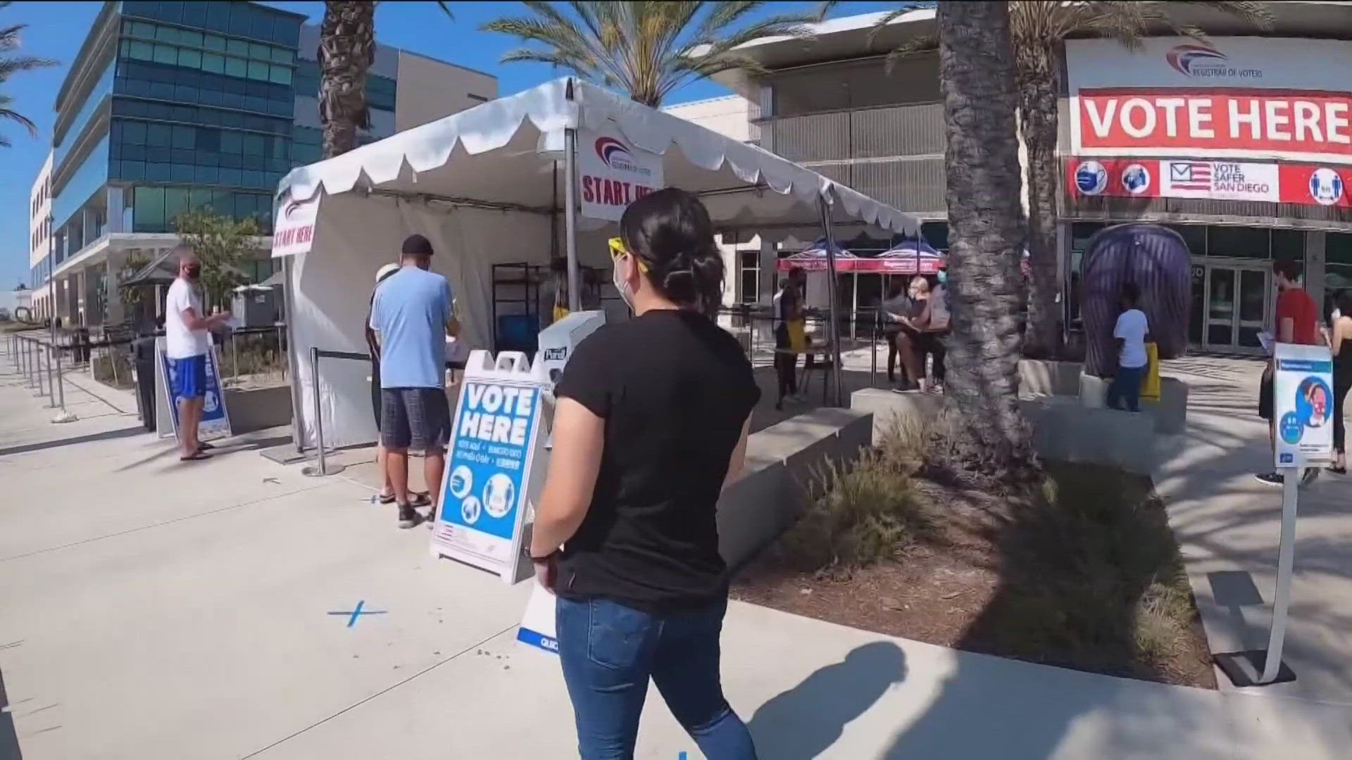 Dozens of vote centers open across San Diego County | cbs8.com