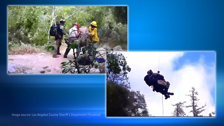 Camp Pendleton Marines help hiker with emergency in LA mountains | cbs8.com