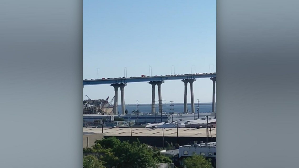 Eastbound lanes of Coronado Bridge shutdown after a multi-car crash ...