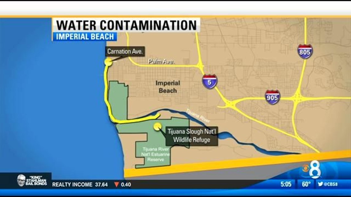 Sewage runoff closes Imperial Beach shoreline | cbs8.com