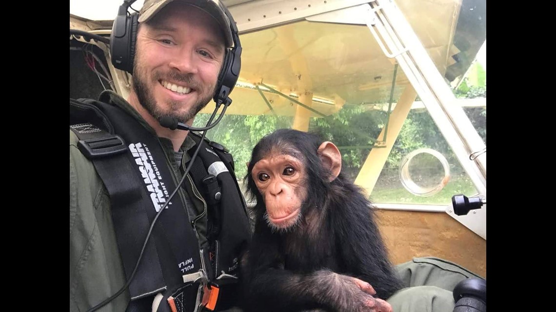 Viral Video: Rescuers give News 8 the story behind chimp rescue | cbs8.com