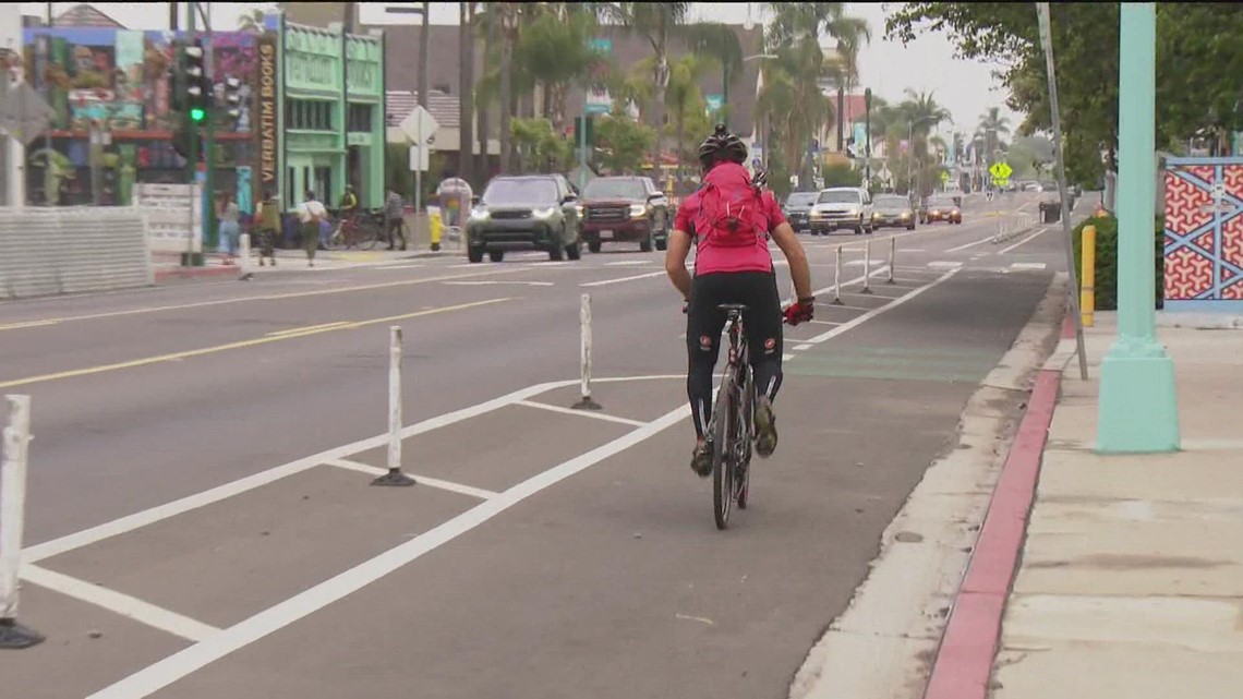 Are people using new controversial bike lanes in San Diego? | cbs8.com