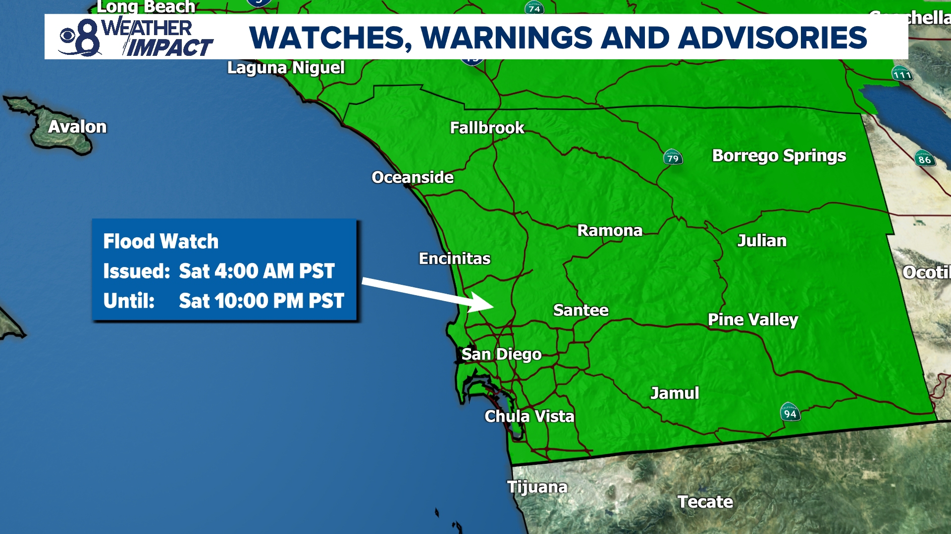 Atmospheric river set to drench San Diego this weekend: see forecast ...