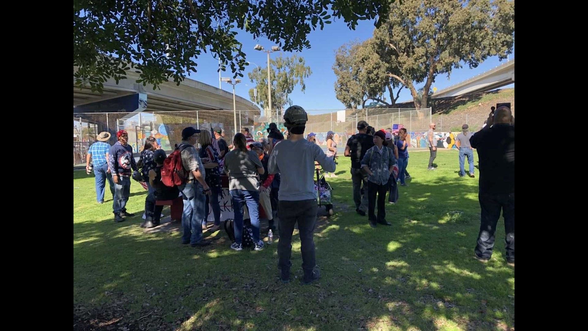 Chicano Park: Several arrested during dueling demonstrations | cbs8.com