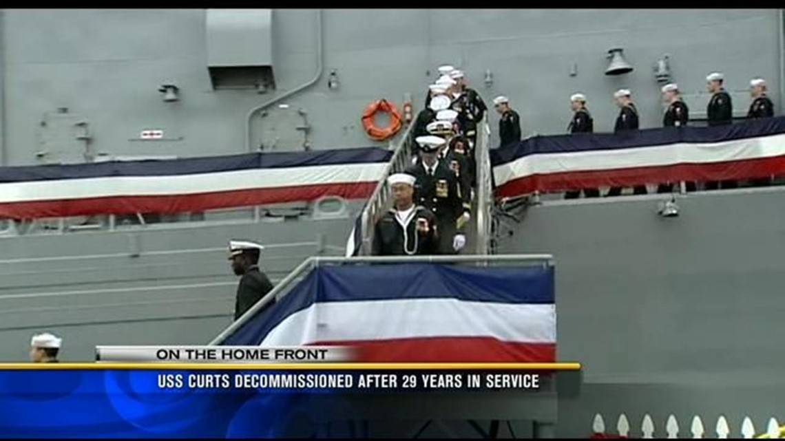 USS Curts decommissioned at Naval Base San Diego | cbs8.com