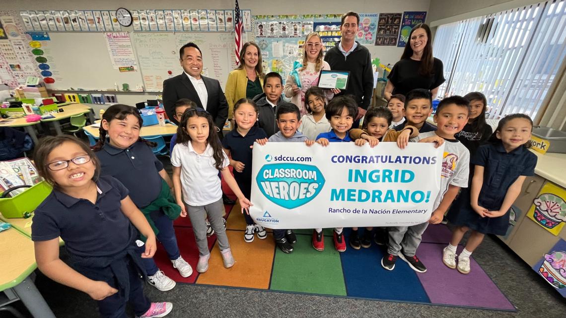 Classroom Heroes | SDCCU honors Ingrid Medrano from Rancho de la Nación ...