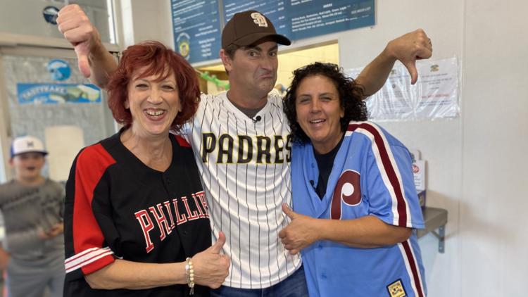 Philly Frank's Steaks owner secretly rooting Padres! | cbs8.com