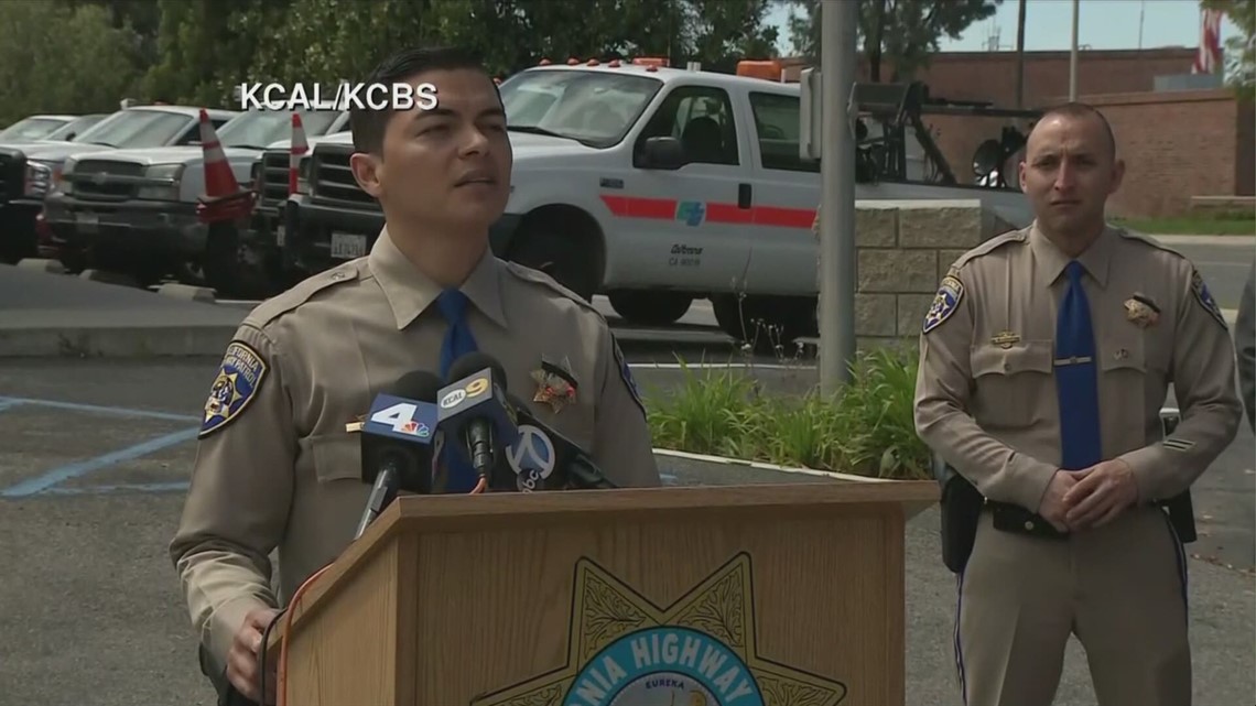 CHP gives an update following death of officer near Lake Elsinore ...