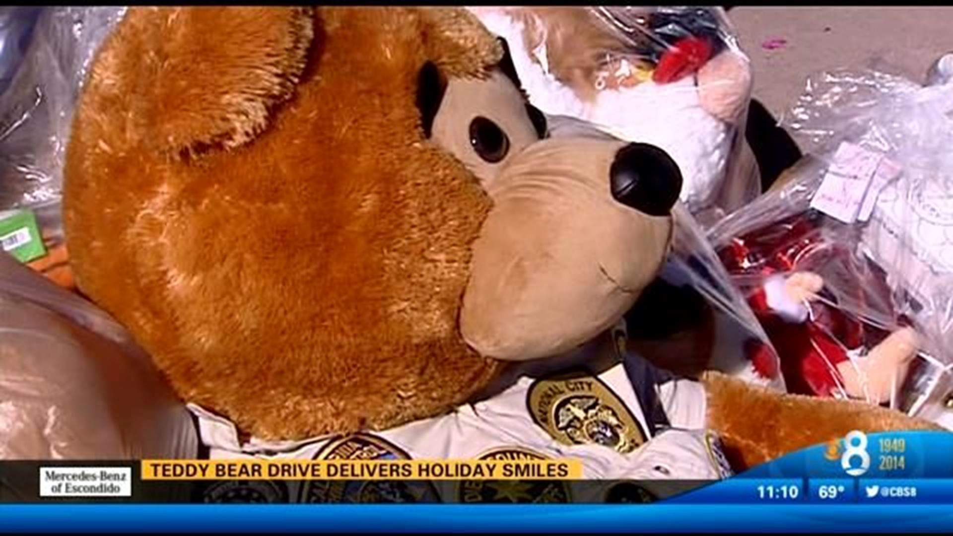 Teddy Bear Drive delivers holiday smiles | cbs8.com