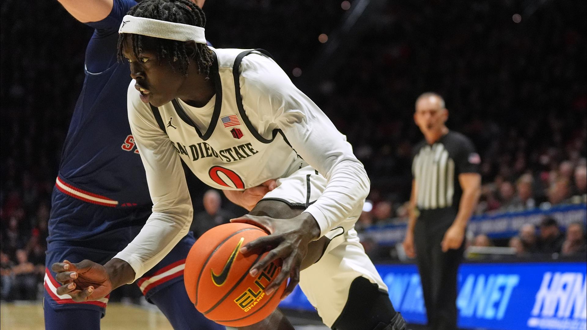 Gwath scores 18, San Diego State beats Fresno State 71-52 | cbs8.com