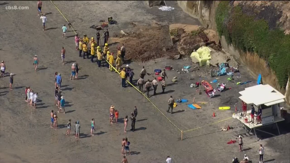 Leucadia sea-bluff collapse kills 3, injures 2 | cbs8.com