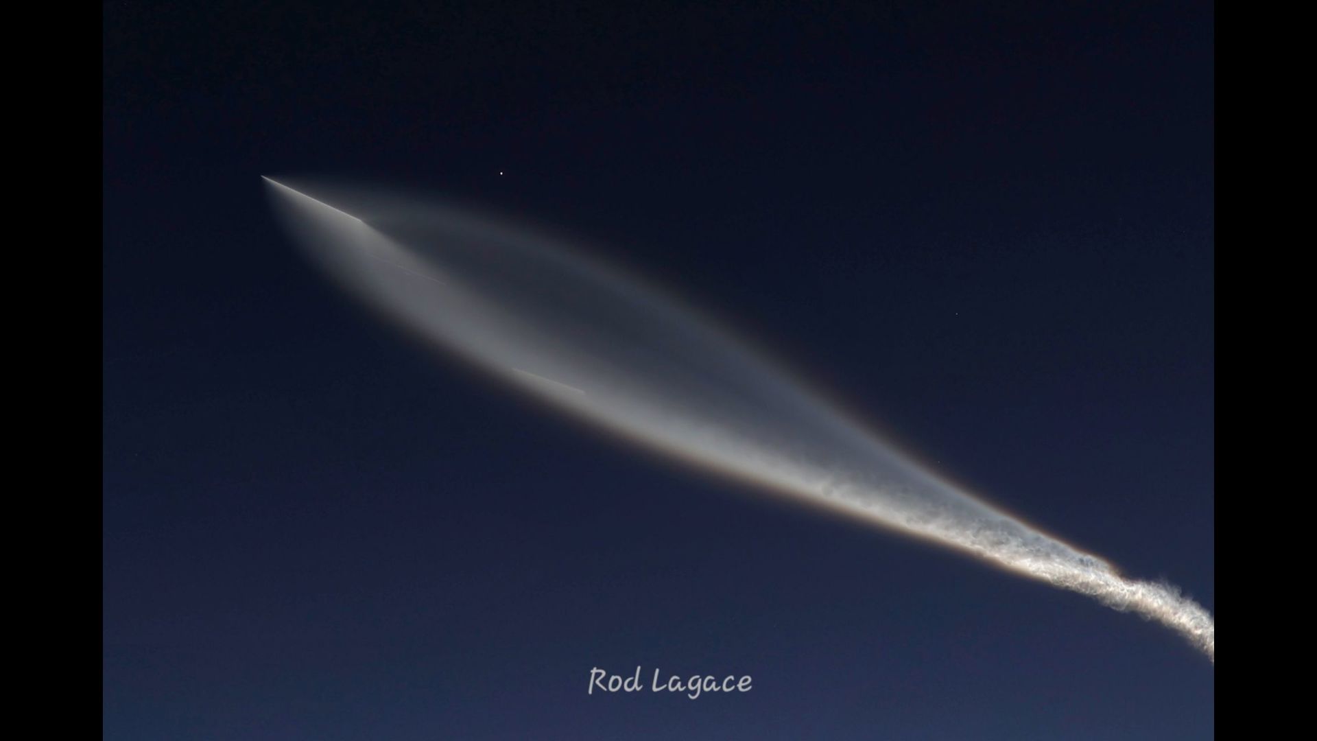 SpaceX launch seen over CA skies at sunset | cbs8.com