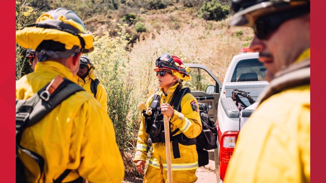 Female firefighter promoted to Cal Fire captain | cbs8.com