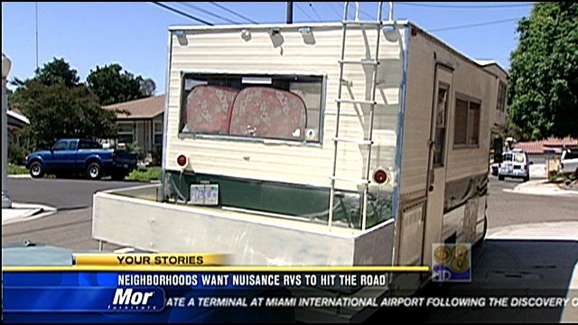 Neighborhoods want nuisance RVs to hit the road | cbs8.com