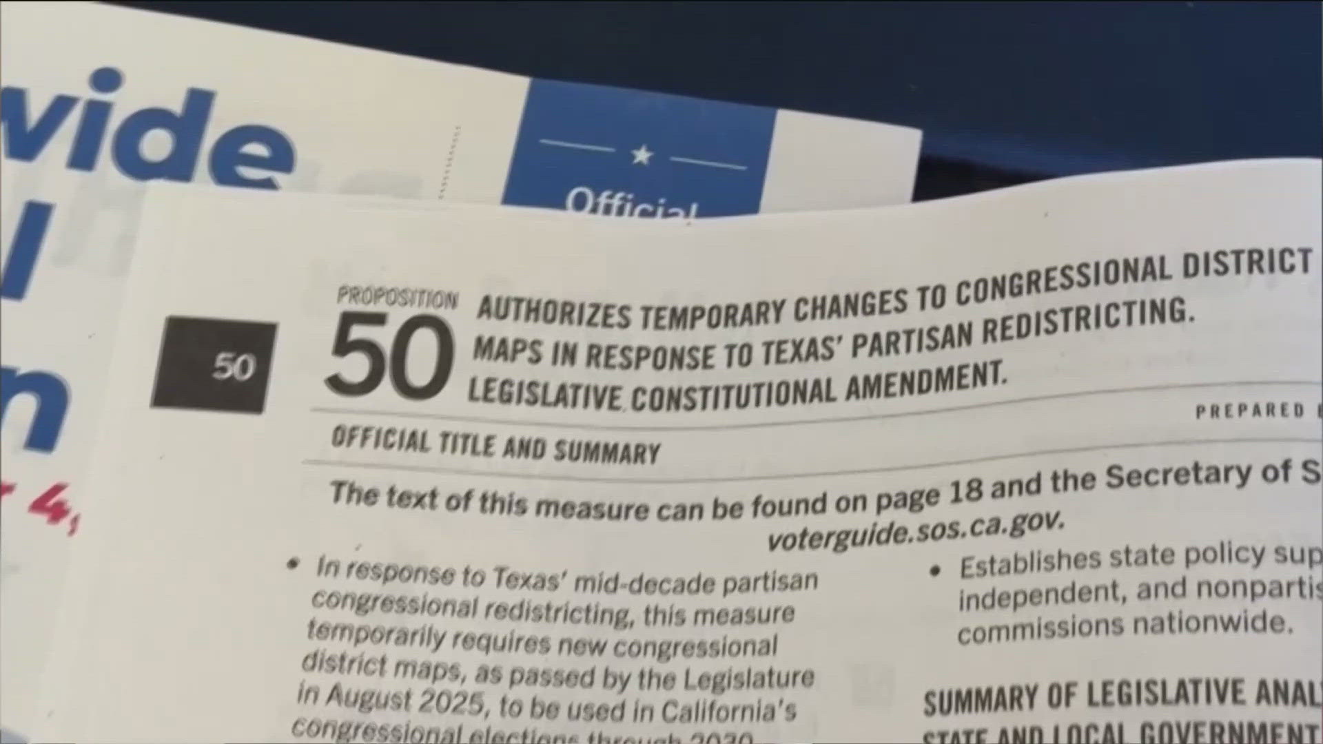 Judges signal possible ruling on Prop 50 redistricting maps | cbs8.com