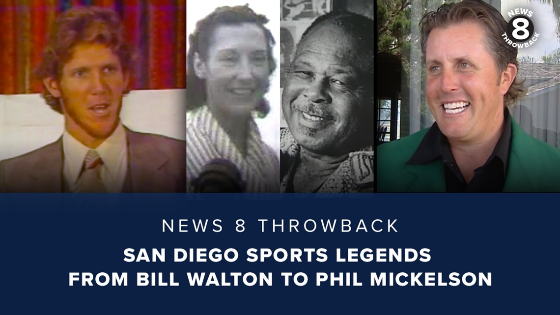 San Diego sports stars Bill Walton, Archie Moore, Phil Mickelson | cbs8.com