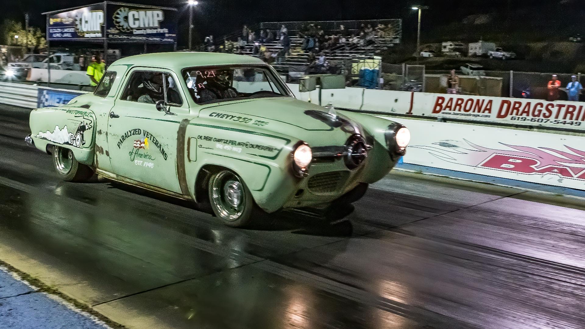 Paralyzed Veterans of America race 'Studebaker Drag Car' | cbs8.com