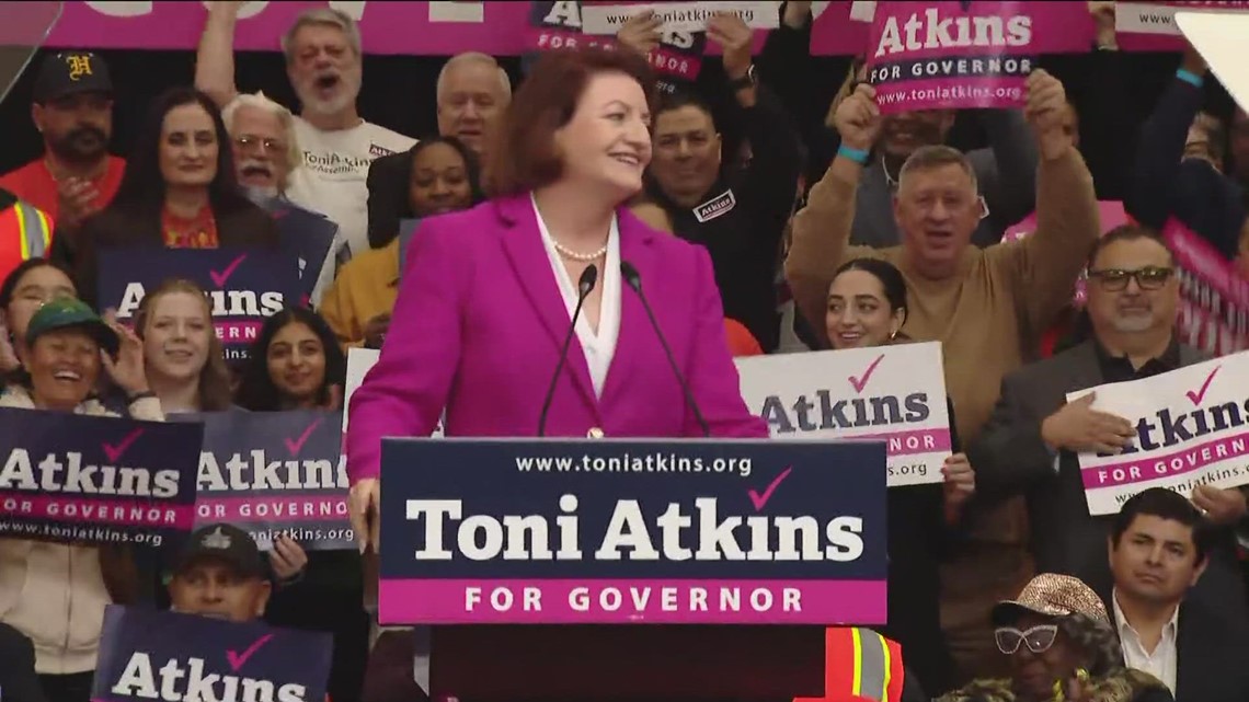 Senator Toni Atkins announces run for California Governor in 2026 ...