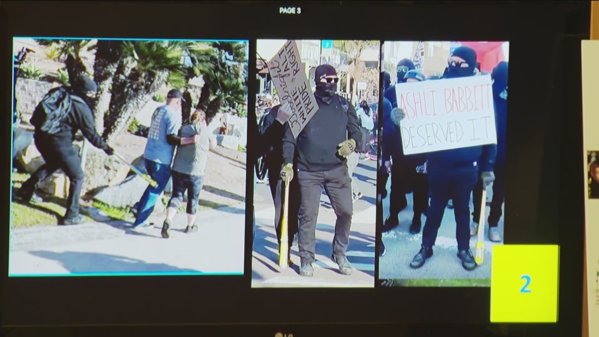 Trial continues for 2 men accused of starting a riot at a 2021 pro ...