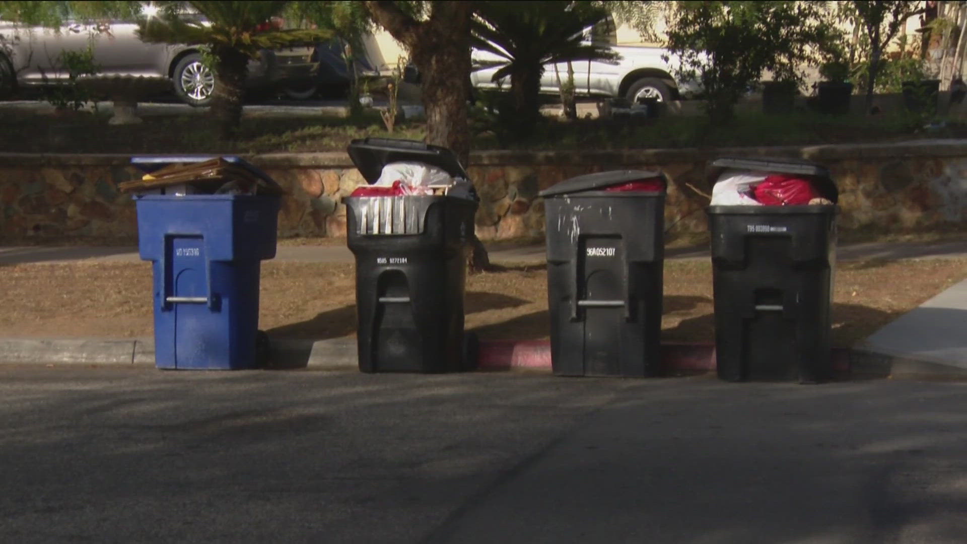 South Bay trash piles up amid Republic Services work stoppage | cbs8.com