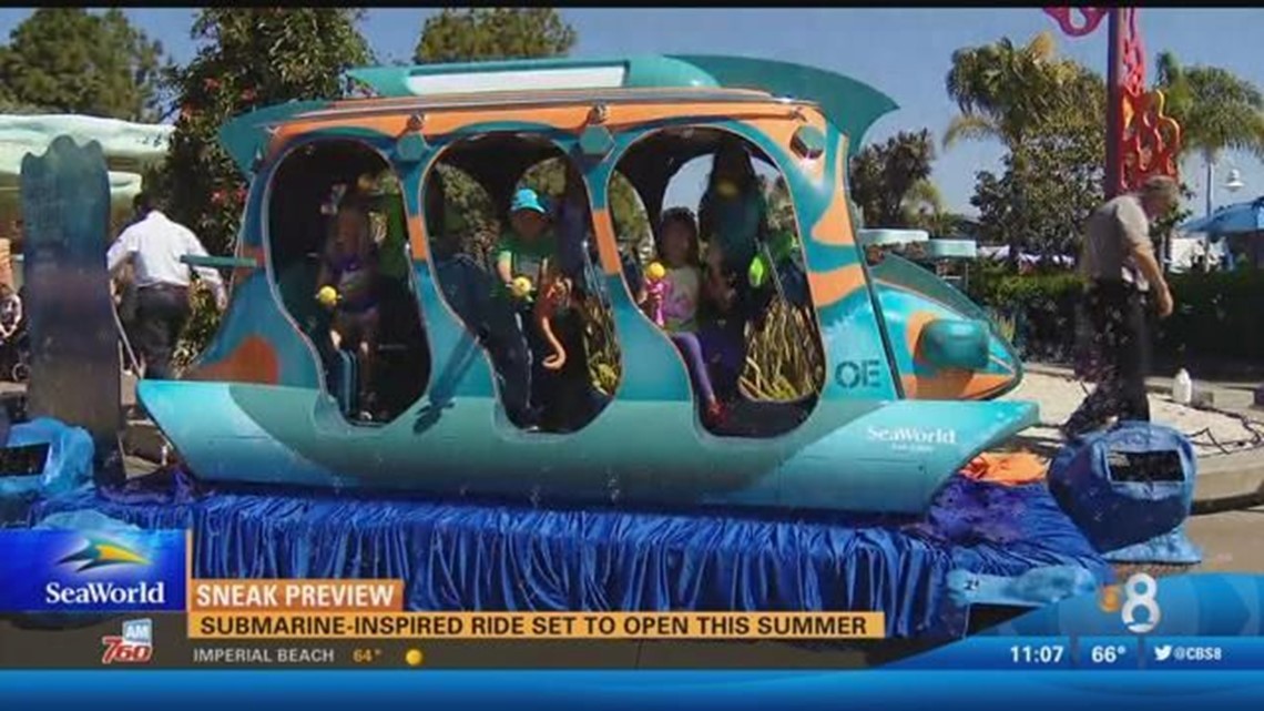 Submarine-inspired ride set to open this summer | cbs8.com