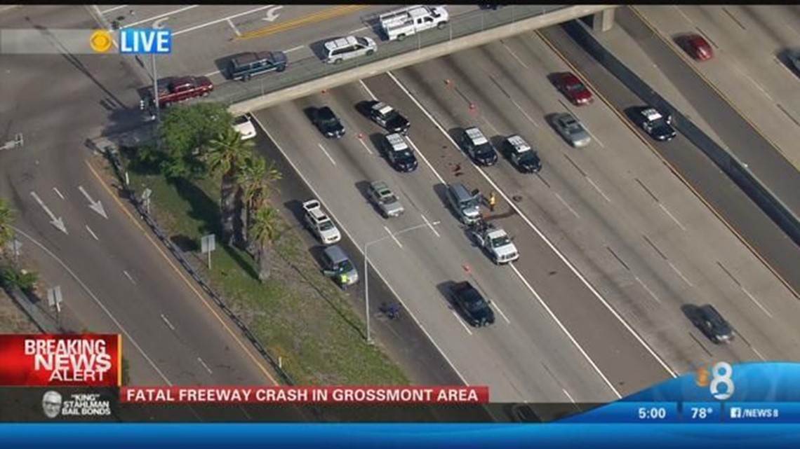 Victim of fatal I-8 crash identified | cbs8.com