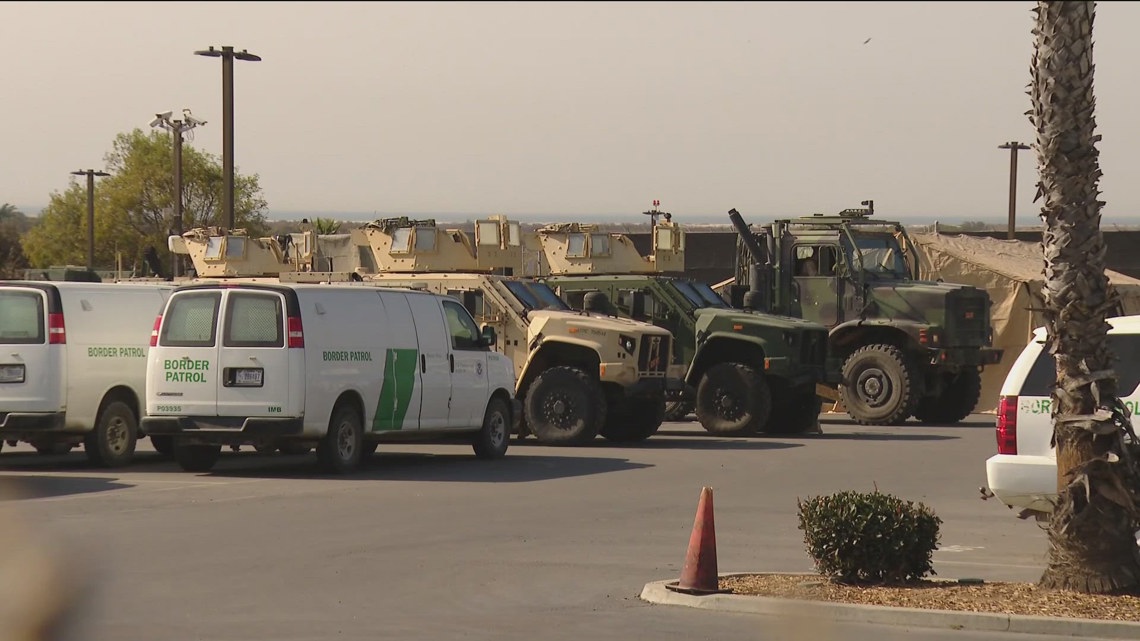 U.S. Marines deployed to southern border, supporting immigration policy ...