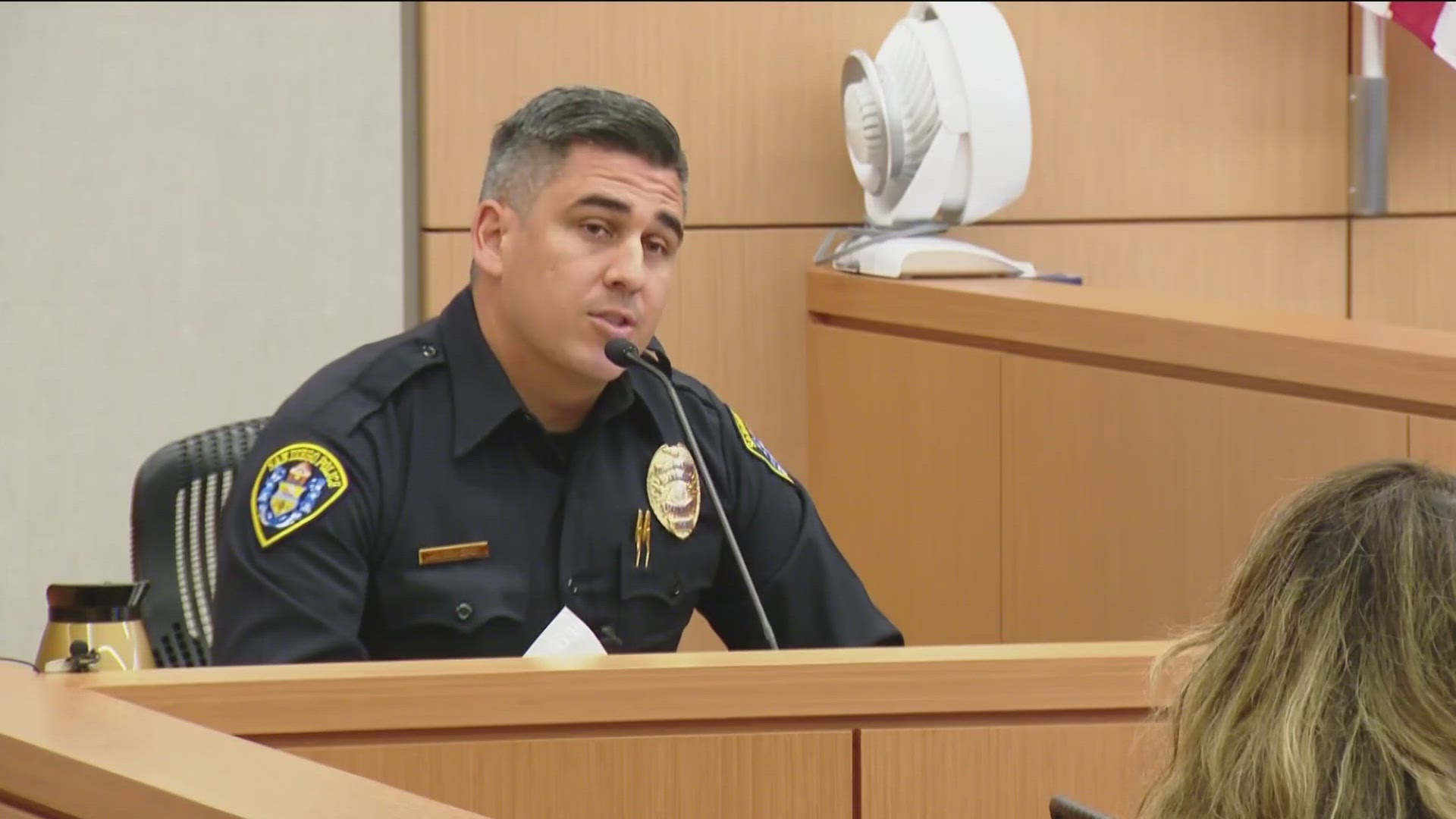 San Diego police officer testifies about shooting's impact in court ...