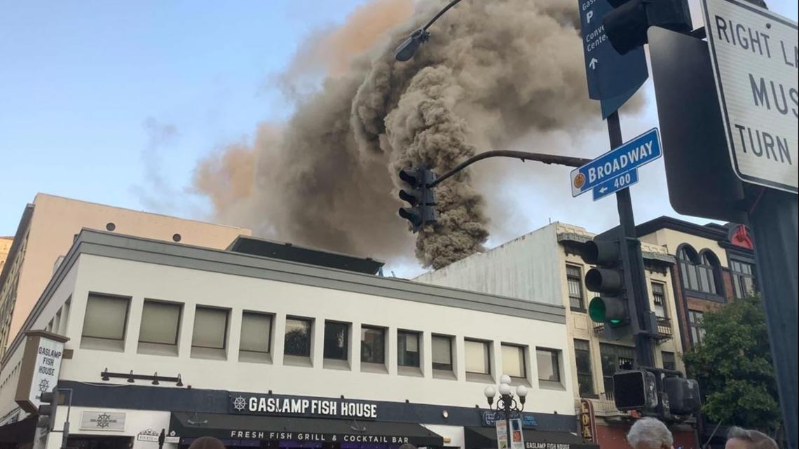 Fire in downtown San Diego | cbs8.com
