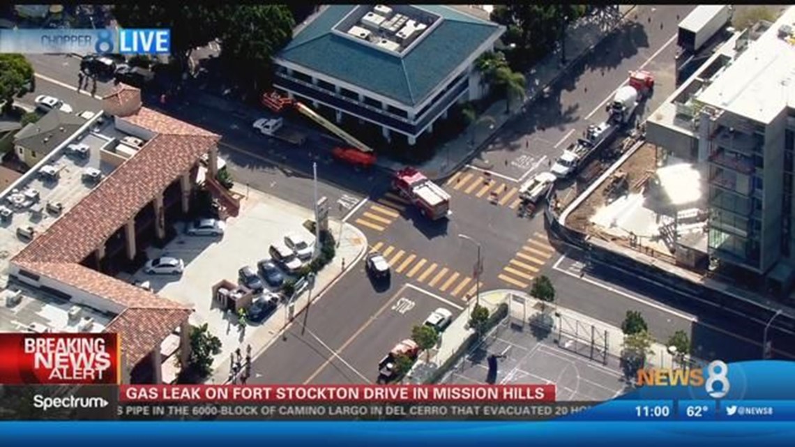 Crews Working To Stop Gas Leak In Mission Hills