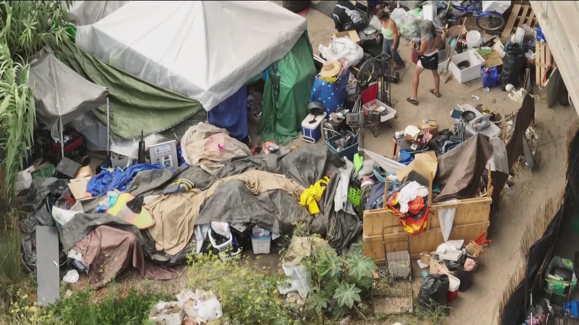 San Diego River transformed one year after 'The Island' encampment ...