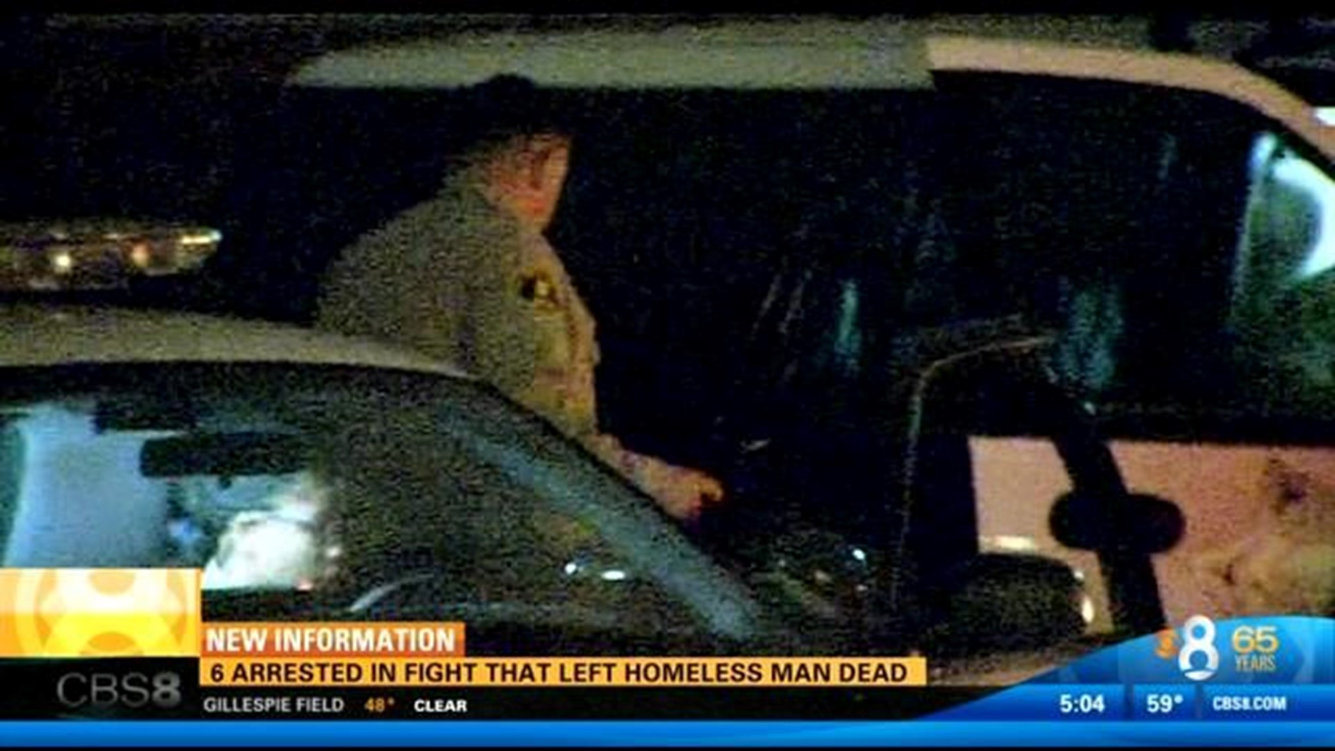 6 arrested in fight that left homeless man dead | cbs8.com