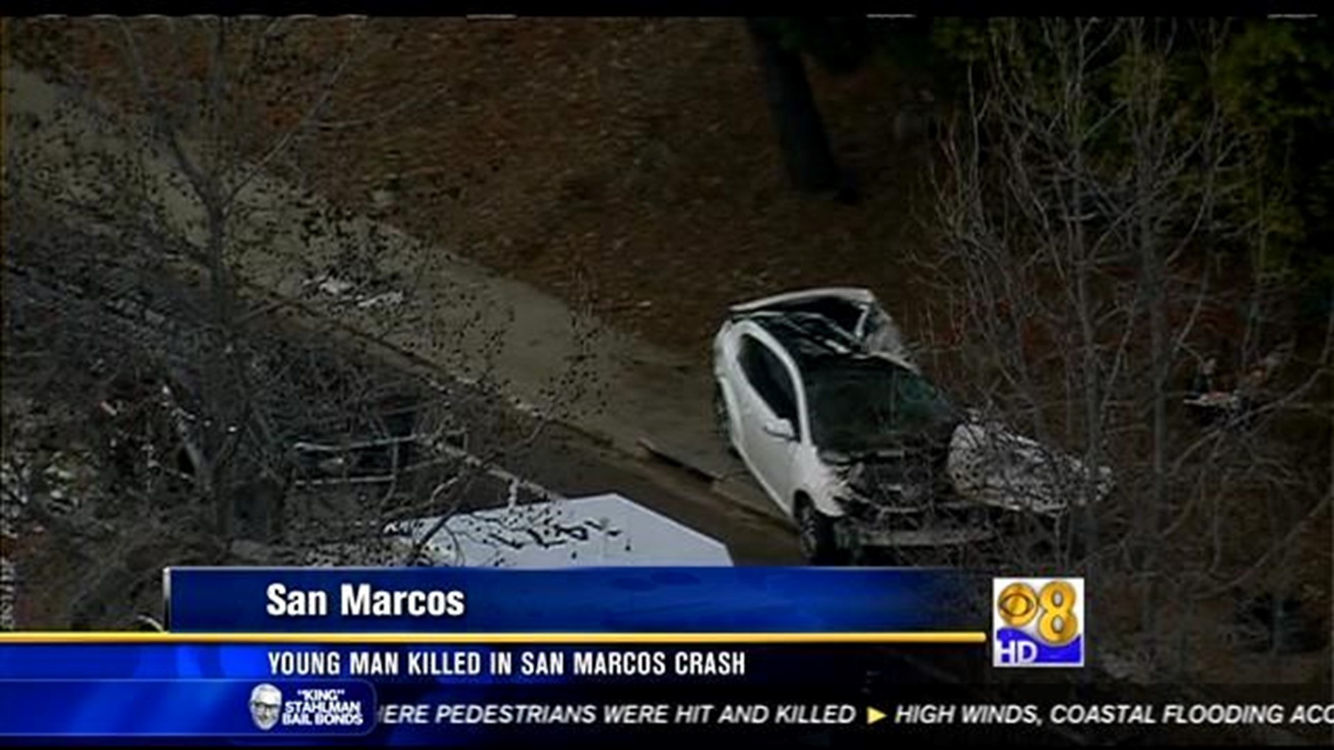 Driver killed in possible street racing crash in San Marcos | cbs8.com