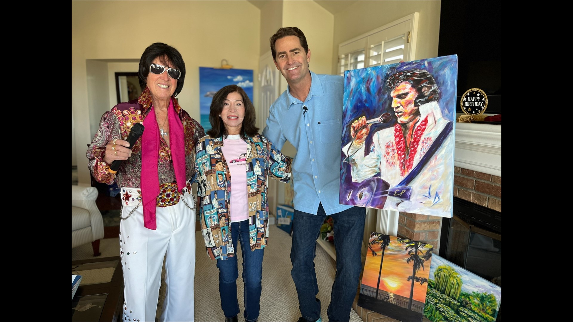 80-year-old 'Elvis Impersonator' living life with a Hunk of Burning ...